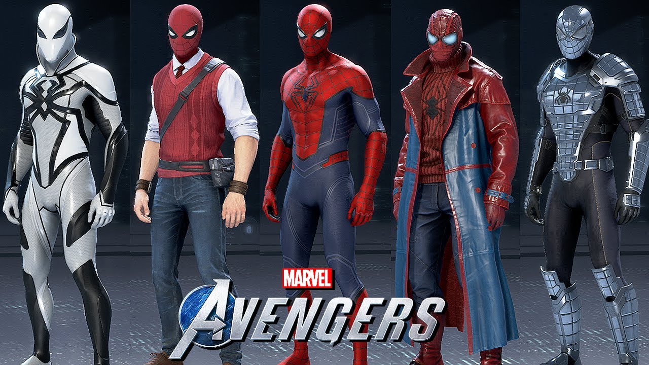 Marvel's Avengers - All Spider-Man Suits (PS5) - MAG.MOE