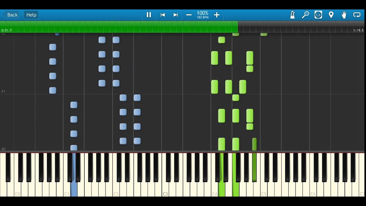 （城下町のダンデライオンOP）Ring Ring Rainbow!【採譜してみた】 ( Synthesia Piano Sheet) - MAG.MOE