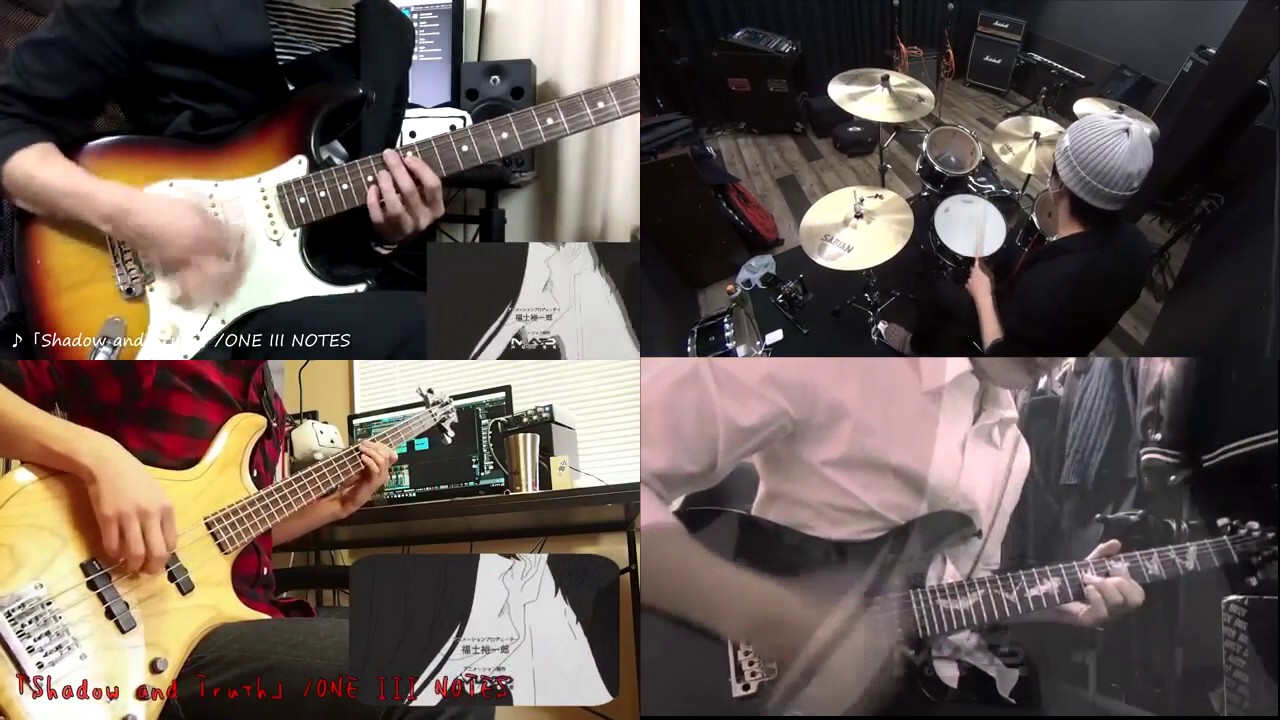【ACCA13区監察課】 OP「Shadow and Truth」/ONE III NOTES 【2017冬アニメOP】Band Cover ...