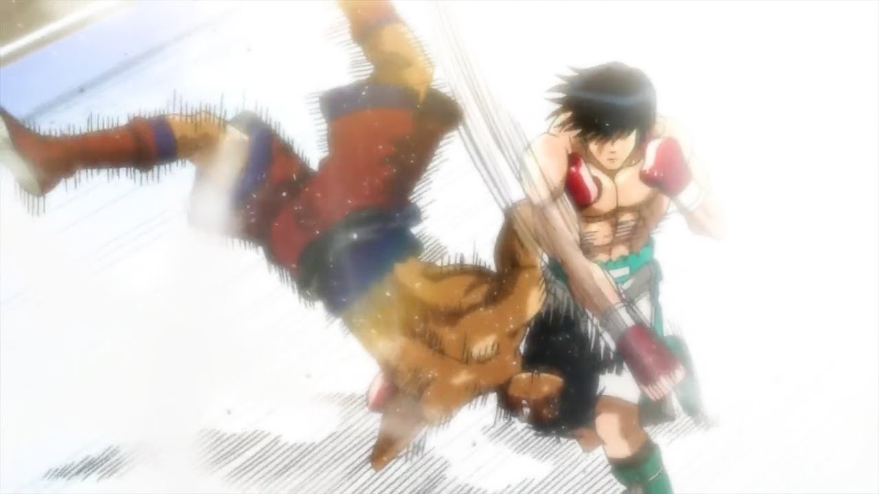 はじめの一歩 - Miyata knocks out challenger after brutal Cross Counter | 宮田は ...