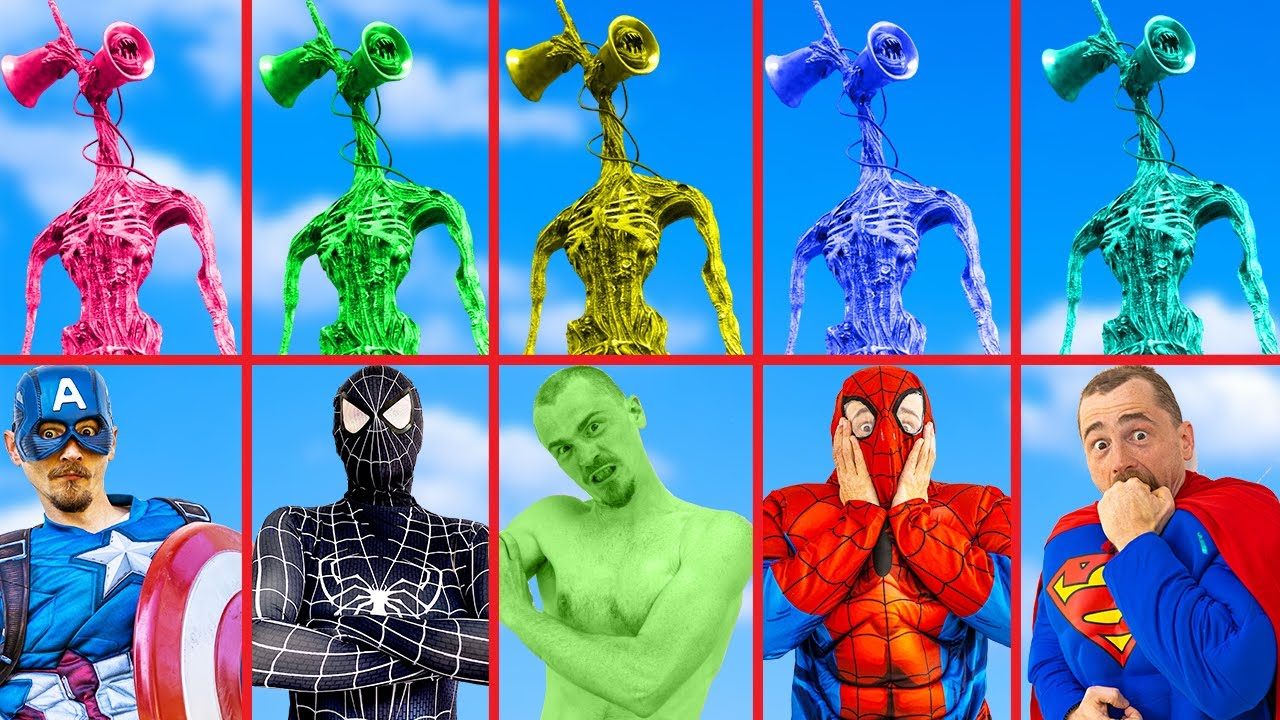 AVENGERS VS All SCP | SPIDER-MAN Is Happy In Real Life | Team Siren ...