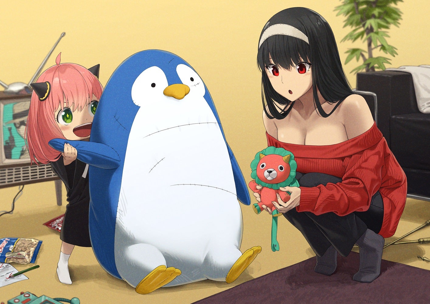 "Chimera, meet your new friend Penguin ~♡" [Spy x Family] - MAG.MOE