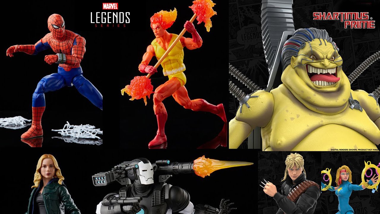 NEW Marvel Legends Mojo World, Firelord, Toei Spider-Man, War Machine ...