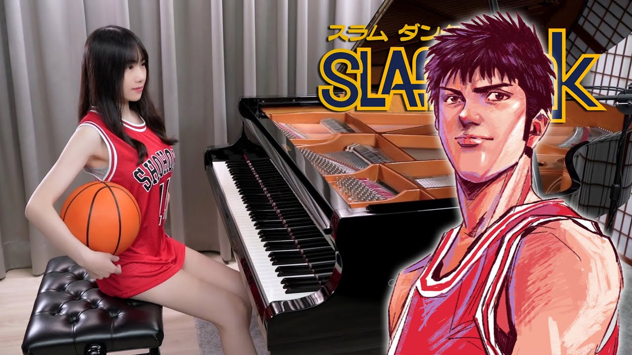 SLAM DUNK ED「Sekai ga Owaru Made wa / Mitsui Hisashi Theme」Ru's Piano ...
