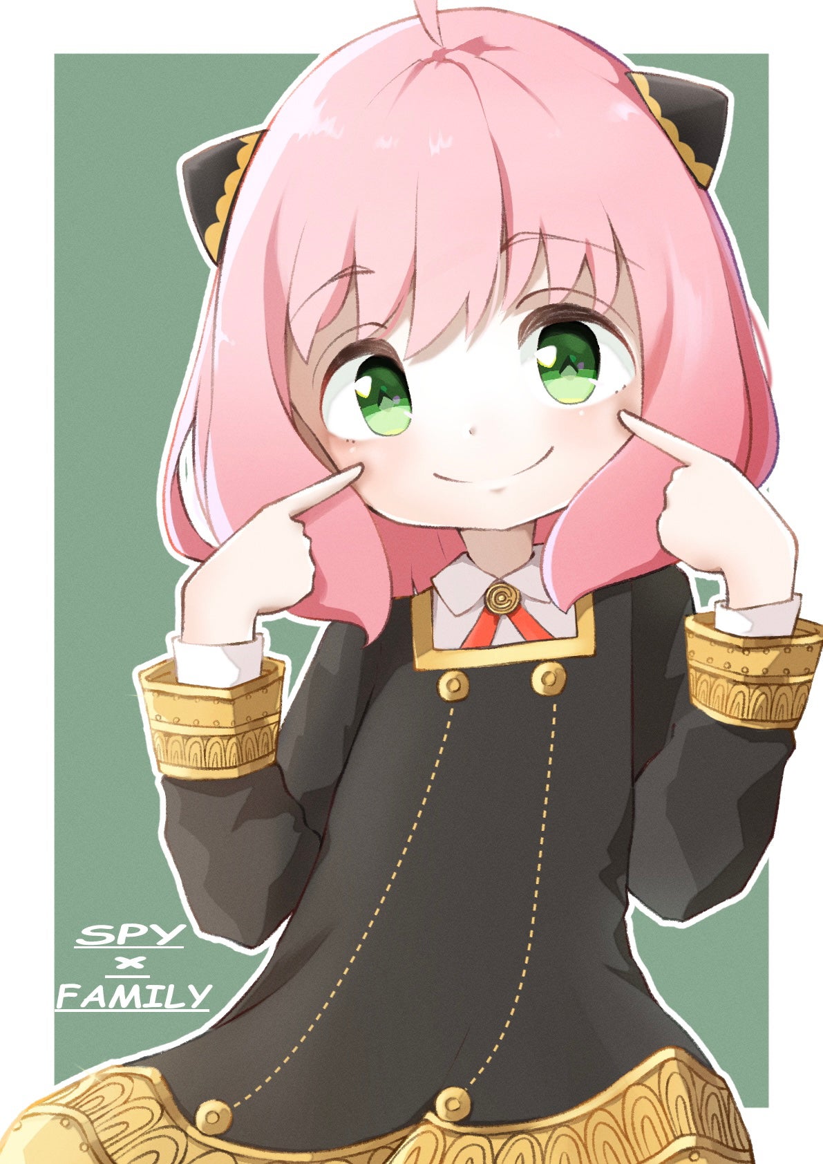 Anya pointing at herself [Spy X Family] - MAG.MOE