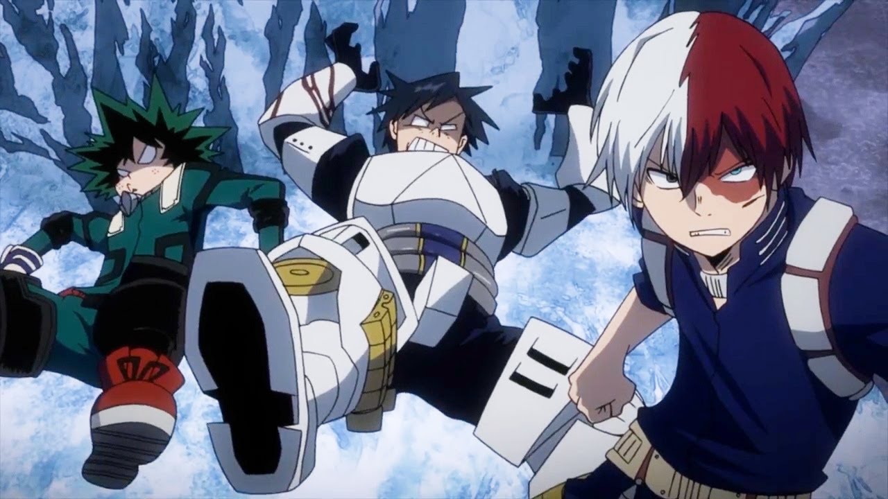 My Hero Academia best fight #67 Izuku, Shoto, Lida defeat Stain | 出久、轟焦 ...
