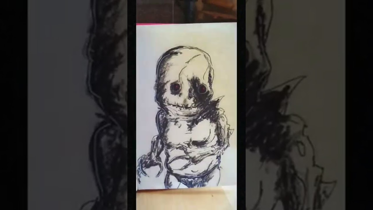 Drawing of a Filipino Vampire Baby (Tiyanak) from Trese - MAG.MOE