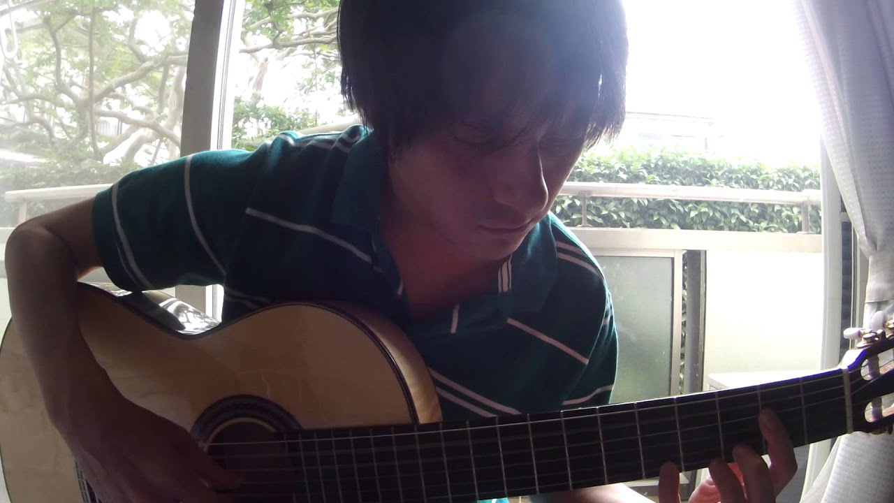 [Solo guitar tab]Fine on the outside(Priscilla Ahn) 田中佳憲 cover スタジオジブリ映画『思い出のマーニー』主題歌 chord ...