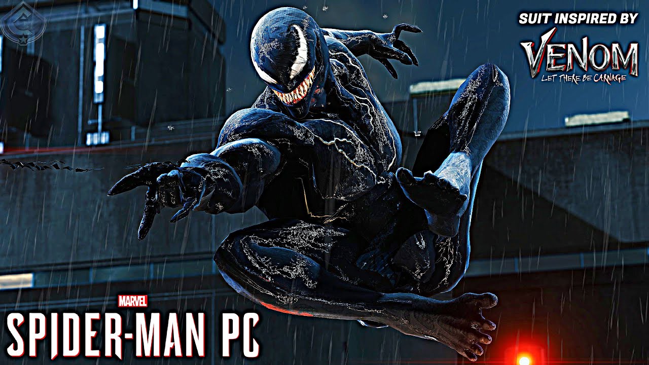 Marvel's Spider-Man PC - VENOM MOVIE SUIT FREE ROAM GAMEPLAY! [MOD ...