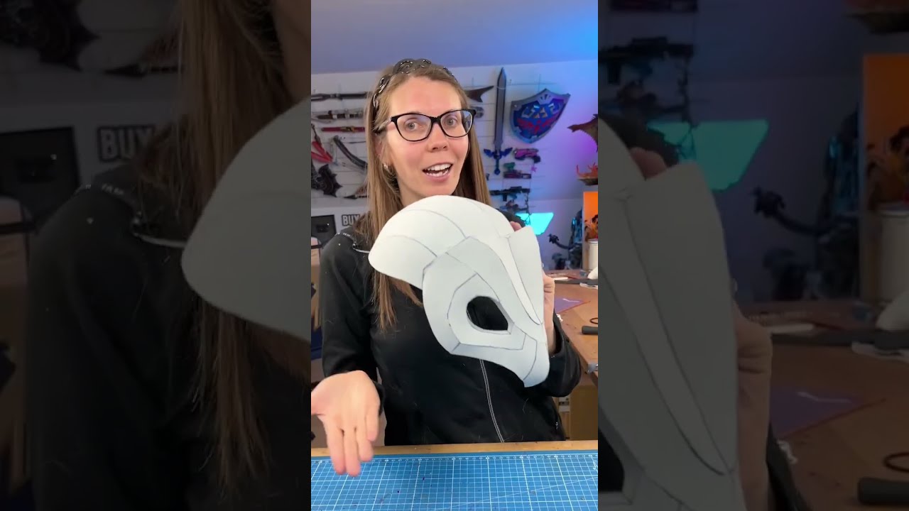 Owl Mask foam base out of foam! #cosplay #batman #diycrafts - MAG.MOE