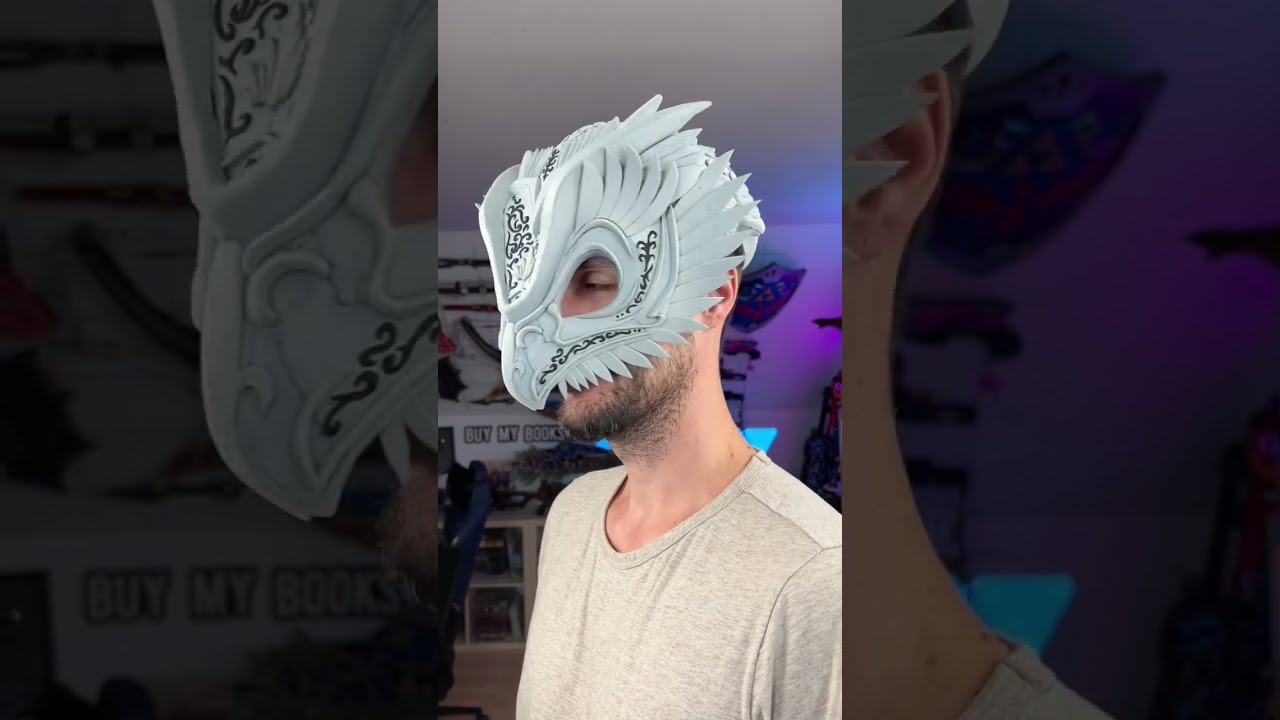 My most complicated foam mask yet! #cosplay #diycrafts - MAG.MOE