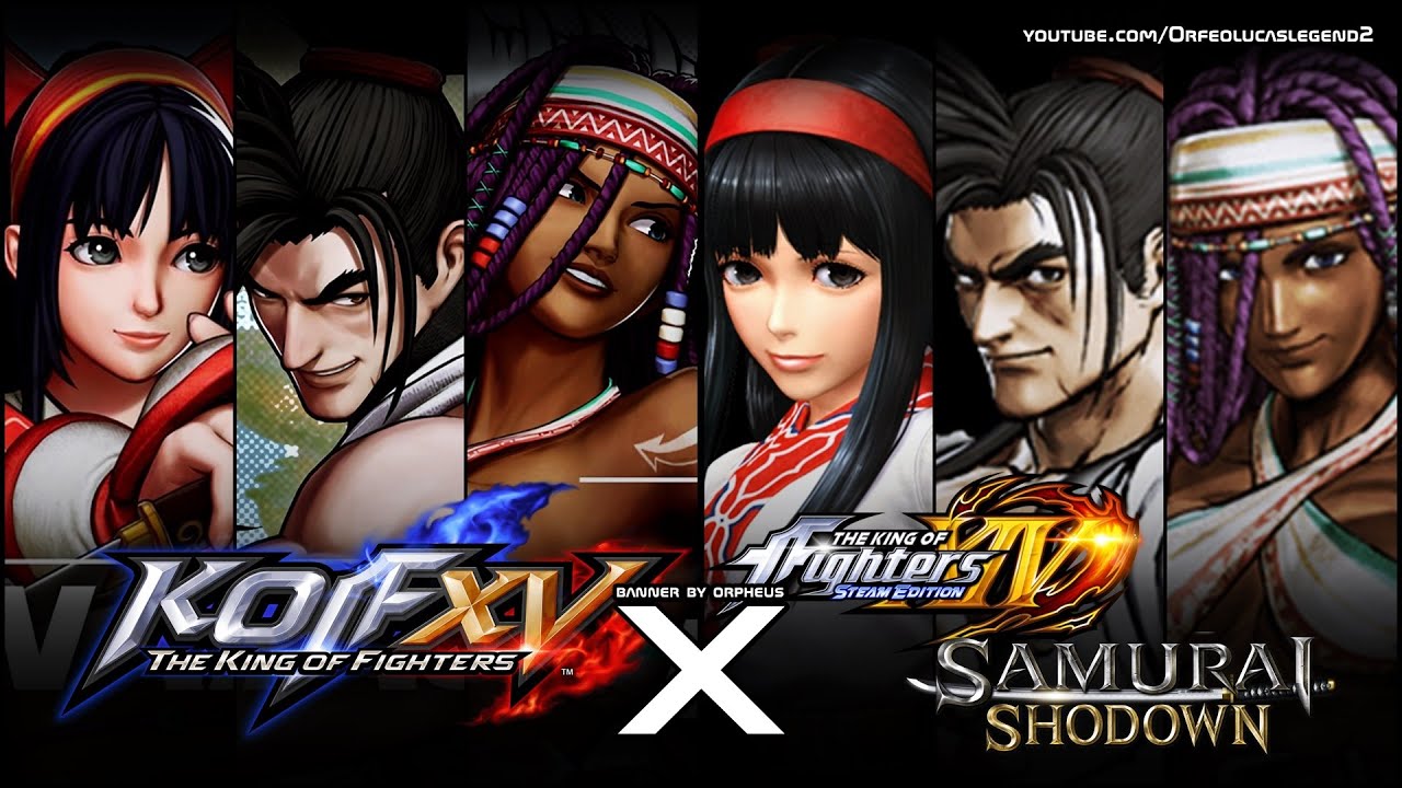 KOF XV - TEAM SAMURAI COMPARISON WITH KOF XIV, SAMURAI SHODOWN - MAG.MOE