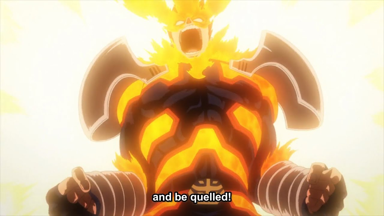 僕のヒーローアカデミア! Endeavor uses Prominence Burn to destroy High -End - エンデバー ...
