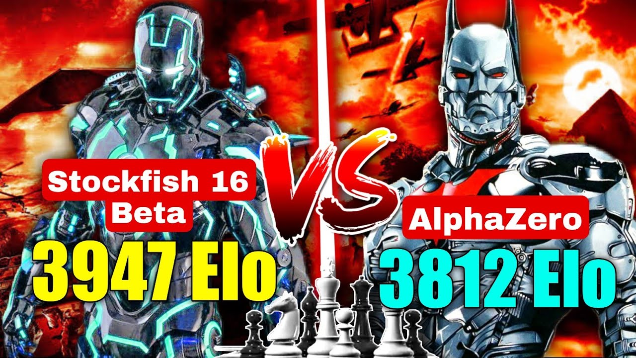 Stockfish 16 Beta (3947 Elo) Vs AlphaZero (3812) 2022 New Game | Stockfish 16 vs AlphaZero ...