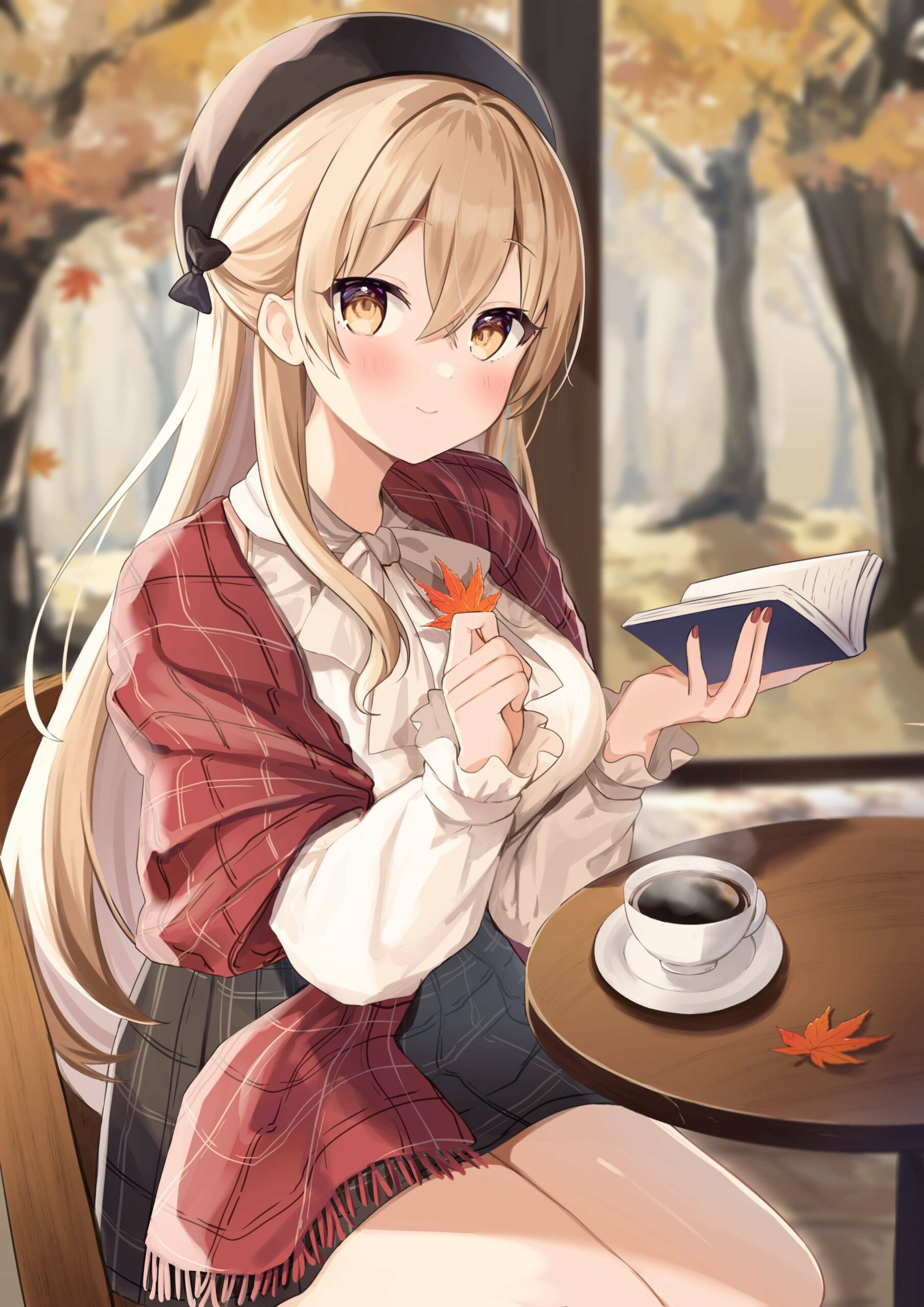 Autumn Bookworm [Artist's Original] - MAG.MOE