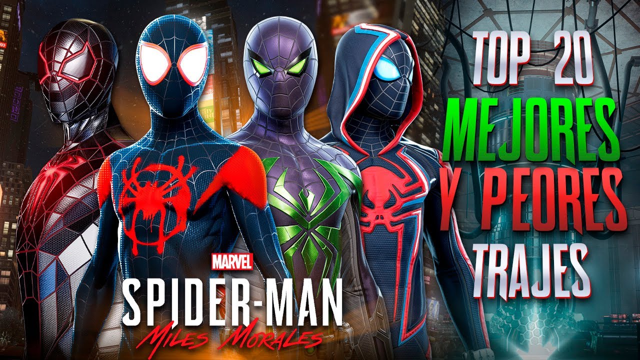 Top 20 Mejores Trajes De Spider-man Miles Morales - Mag.moe