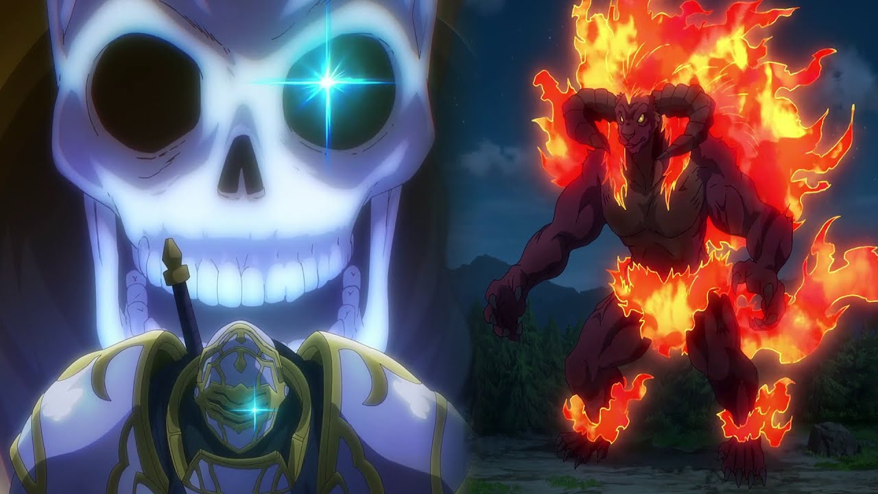 Arc summons Ifrit to defeat Hydra - skeleton knight in another world ...