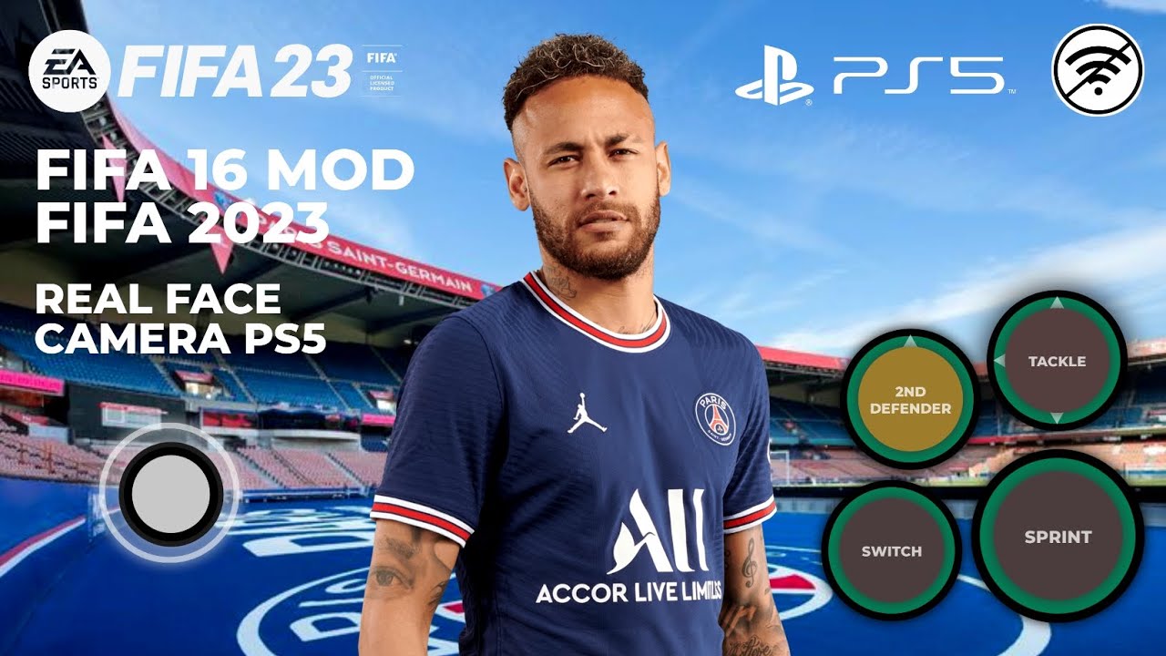 FIFA 16 MOD FIFA 23 REAL FACE CAMERA PS5 HD NEW UPDATE - FULL TRANSFER ...