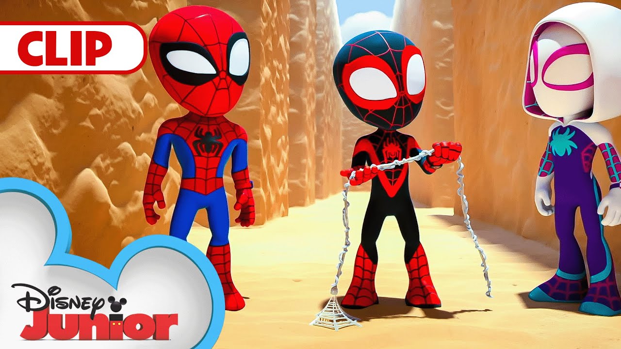 Sand Trapped | Marvel's Spidey and His Amazing Friends | @Disney Junior ...