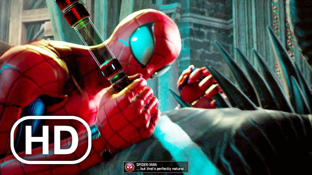 Spider-Man Cures Venom From Symbiote Scene 4K ULTRA HD - Marvel's ...