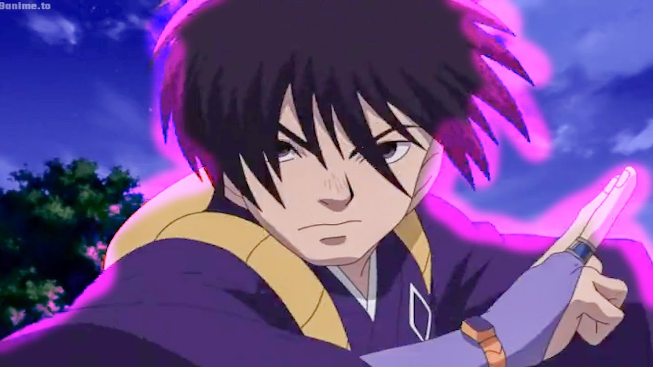 結界師 |良守と時音がタッグを組んで「魔法を放つ」、モンスターを一撃で倒す,Yoshimori and Tokine teamed up to ...