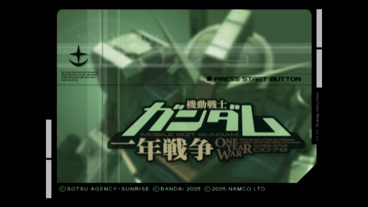 機動戦士ガンダム 一年戦争 Mobile Suit Gundam Op Ps2 Mag Moe