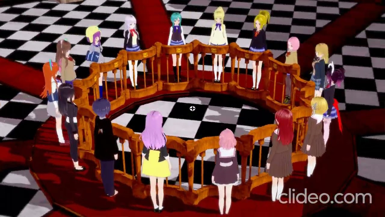 DanganDJ D4Ronpa Class Trial Room Koikatsu (D4DJ Danganronpa crossover ...