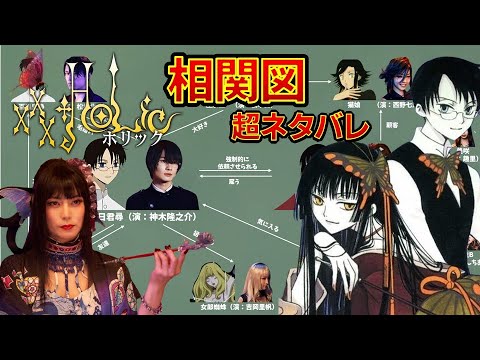 【ホリック】相関図 劇場版xxxHOLiC4月29日公開 アニメと実写の見比べキャスト紹介 監督は蜷川実花、主演は神木隆之介と柴咲コウ ...