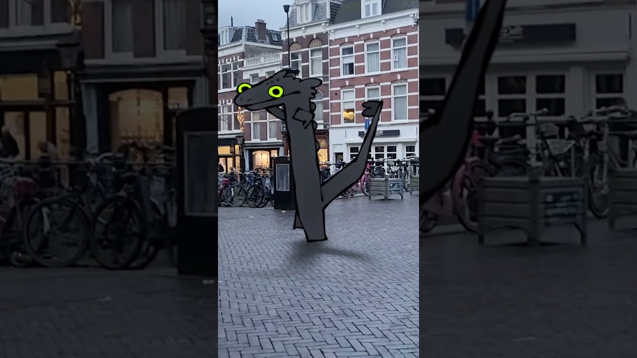 Toothless dancing in the street #dragon #dance #toothless #httyd # ...