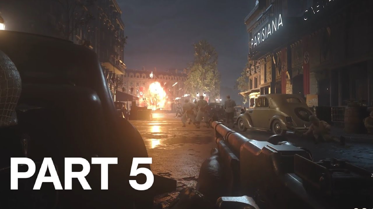 CALL OF DUTY WW2 PS5 Walkthrough Gameplay Part 5 - LIBERATION - (COD ...