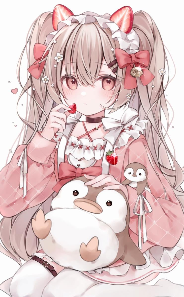 Strawberry Penguin Girl - MAG.MOE