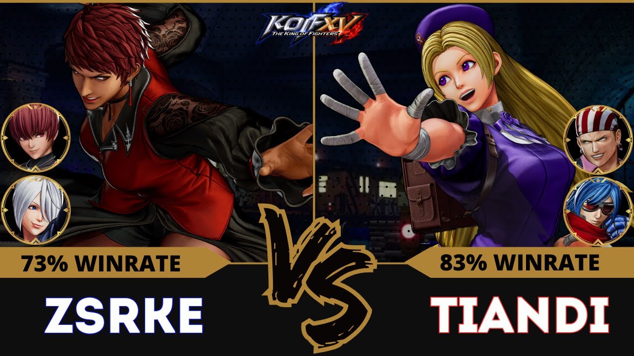 KOF XV⭐ZSRKE (O.Chris/Ángel/Vice) vs TIANDI (Billy/Hinako/Krohnen)⭐ ...