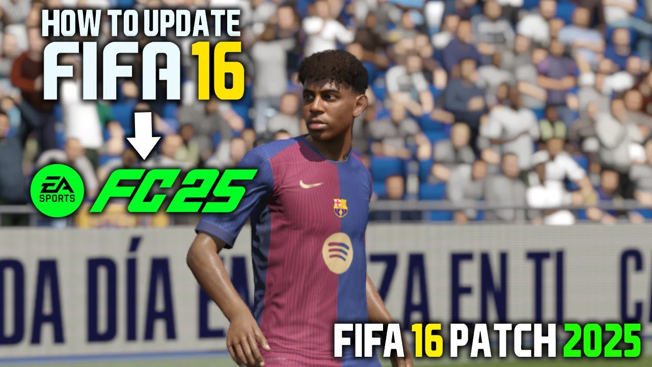 HOW TO UPDATE FIFA 16 PC TO EA FC 25 - FIFA 16 FIFA INFINITY PATCH V8.0 ...