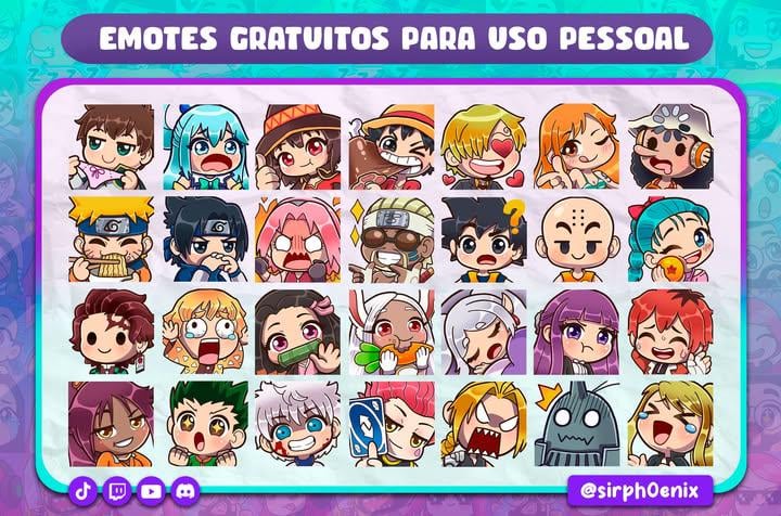 Emotes I made for a personal project, with the intention of helping ...