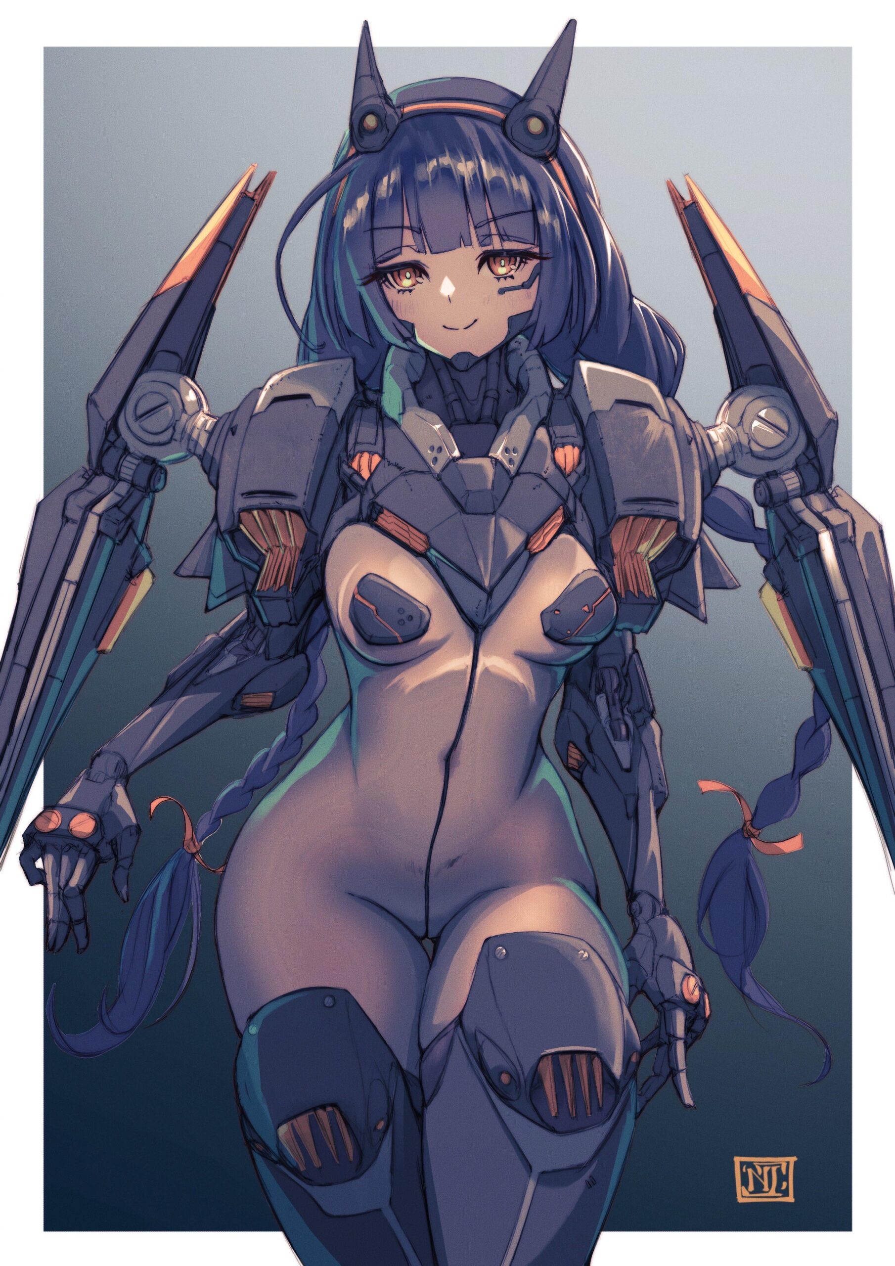 Unnamed OC Mech Girl - MAG.MOE