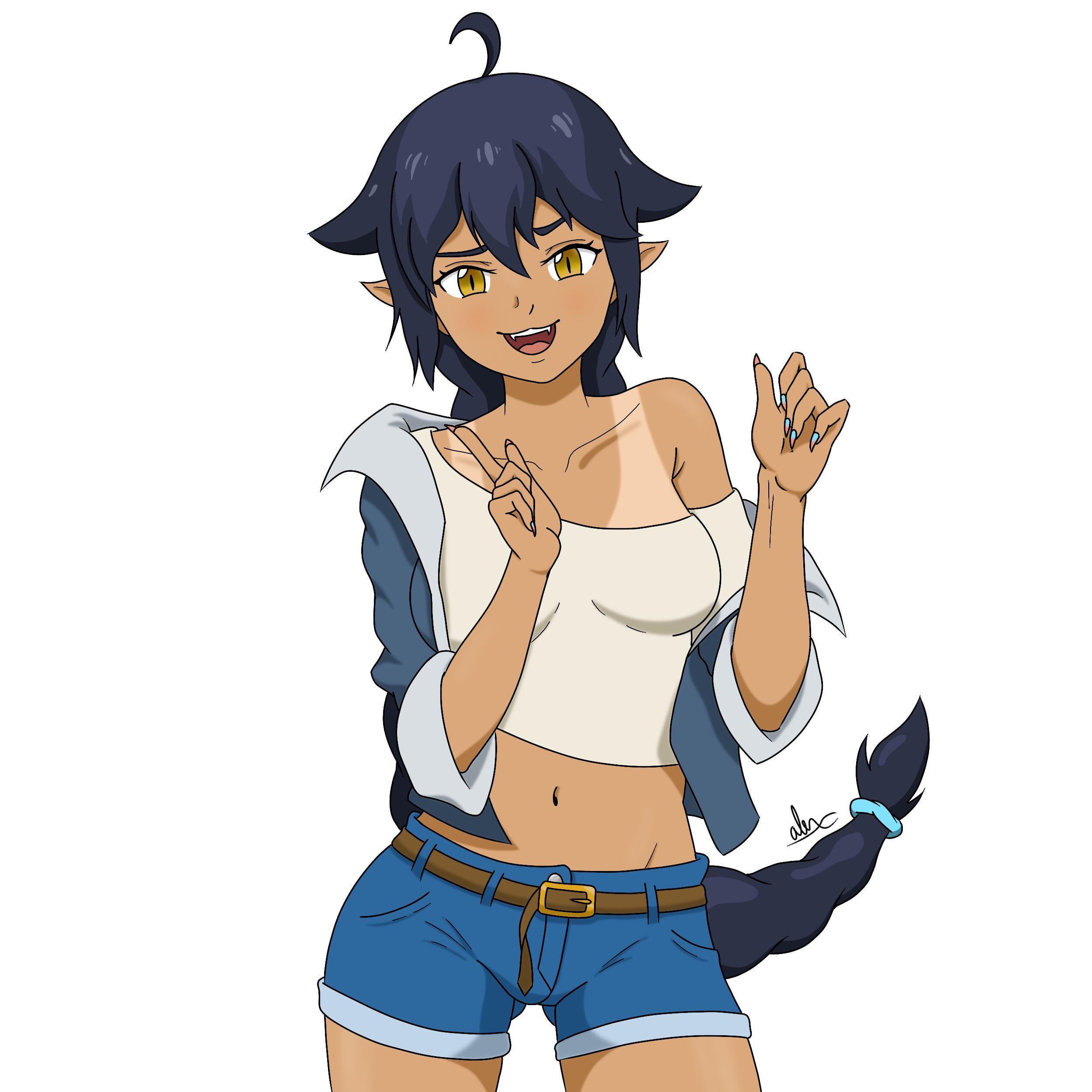 Modern fantasy catgirl digital - MAG.MOE