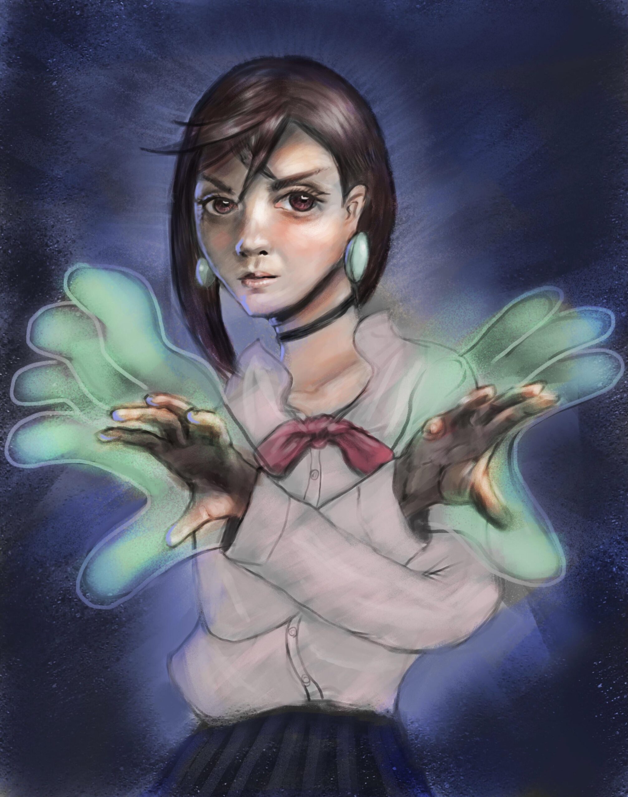 Momo Ayase painting by me - MAG.MOE