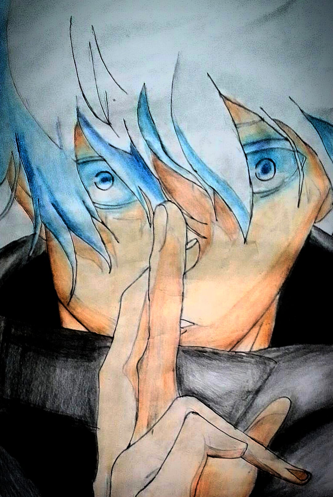 My drawing of Gojo and Sukuna using Ryoiki Tenkai - MAG.MOE