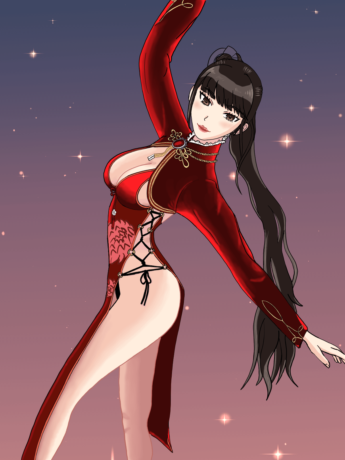 Eve - Stellar Blade - Crimson Wings Outfit-by me! - MAG.MOE