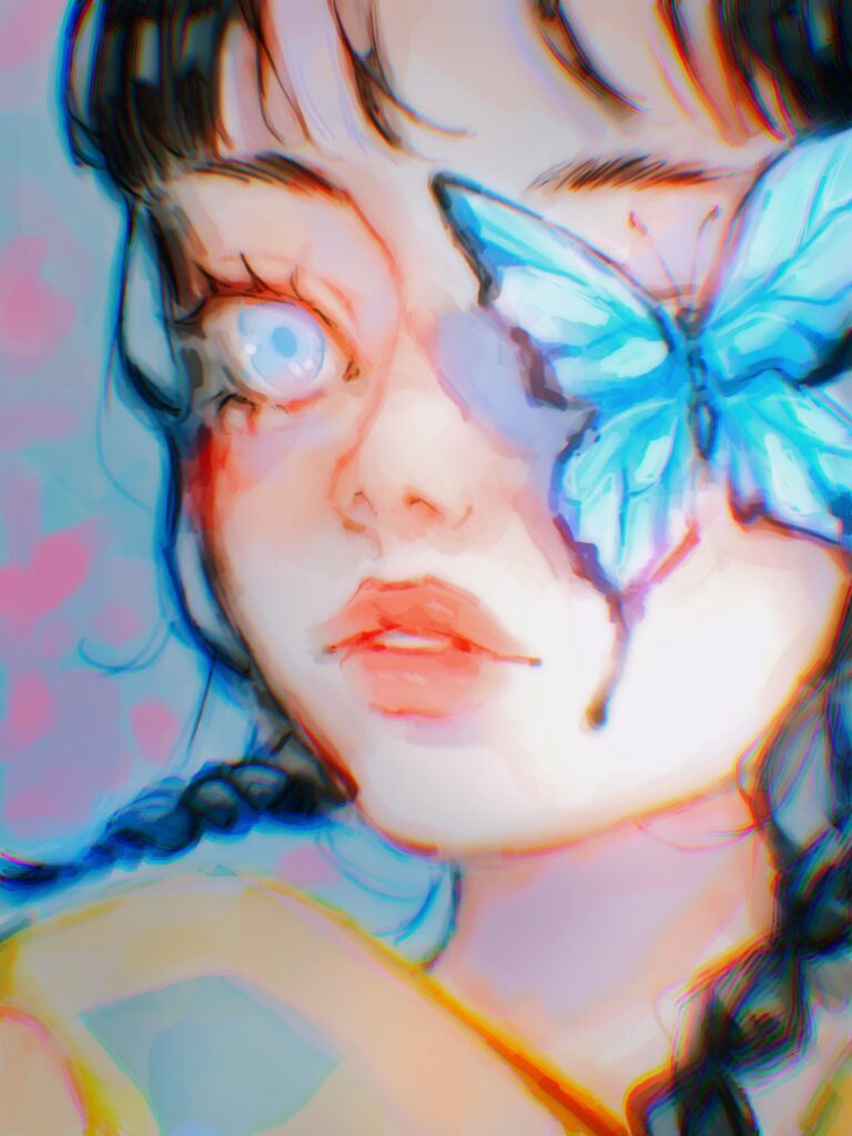 Drew this while running a bad fever so idk if I like it or not 🥲 - MAG.MOE