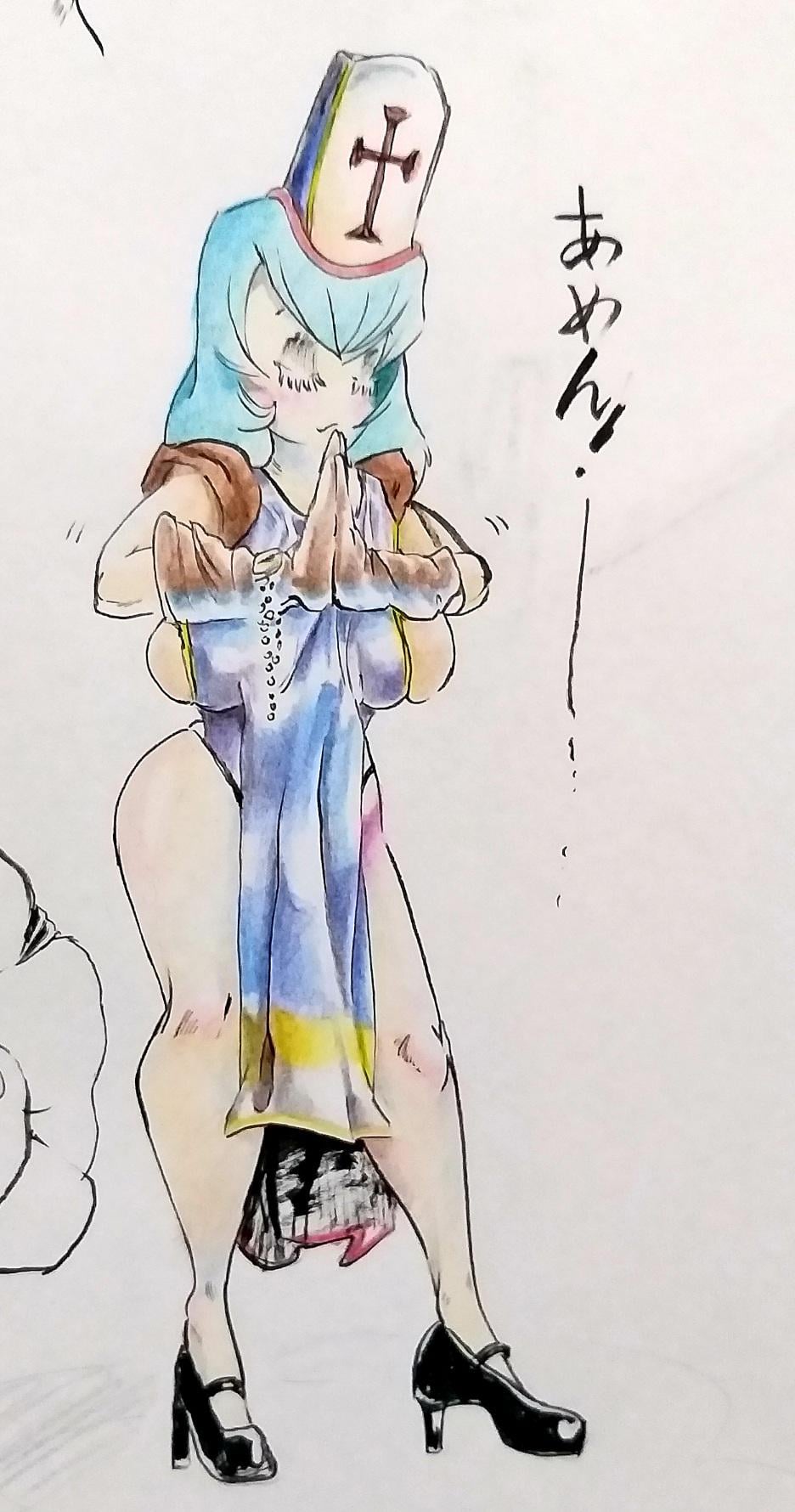 A Cleric in DQ is very important!(art by me) - MAG.MOE