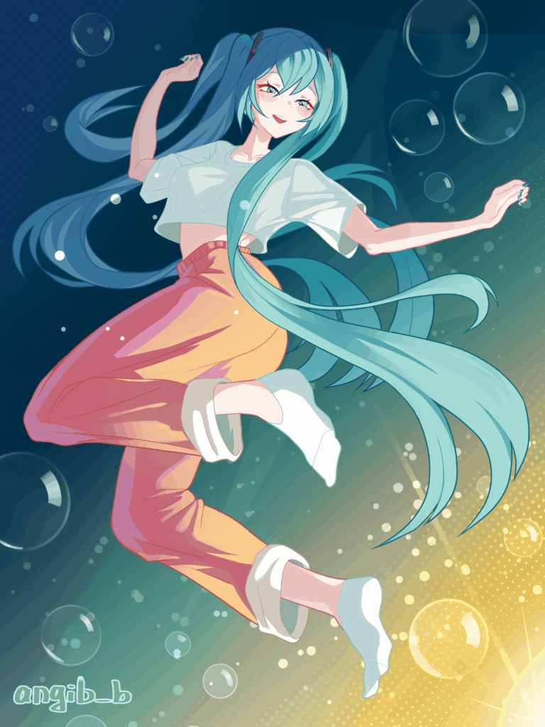 Hatsune Miku fanart - MAG.MOE