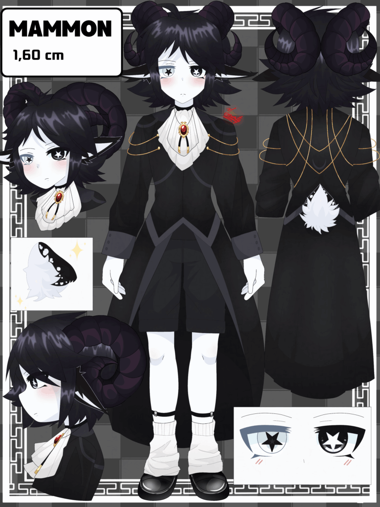 Character reference sheet - MAG.MOE