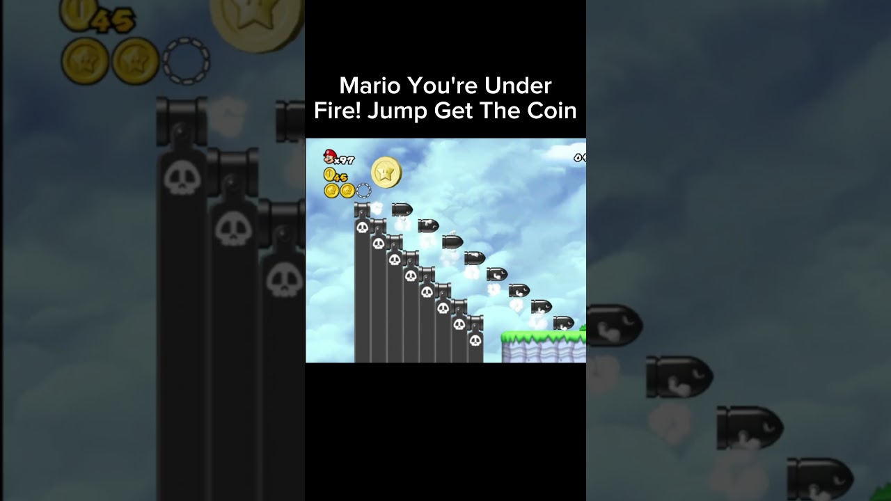 Jump Mario! Bullet Bill Ambush! #mario #nintendo #retrogaming - MAG.MOE