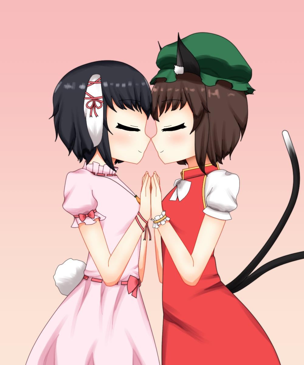 The rabbit and the cat [Touhou Project] (OC) - MAG.MOE