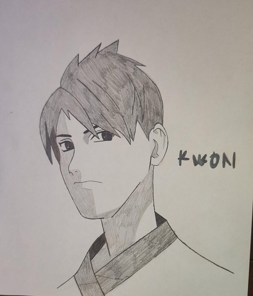 Kwon jae sung pencil art inspired by naruto - MAG.MOE