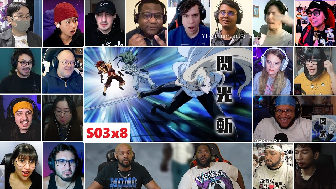 [4K] One Punch Man Season 3 Episode 8 MEGA Reaction Mashup - ワンパンマン3期 8 ...