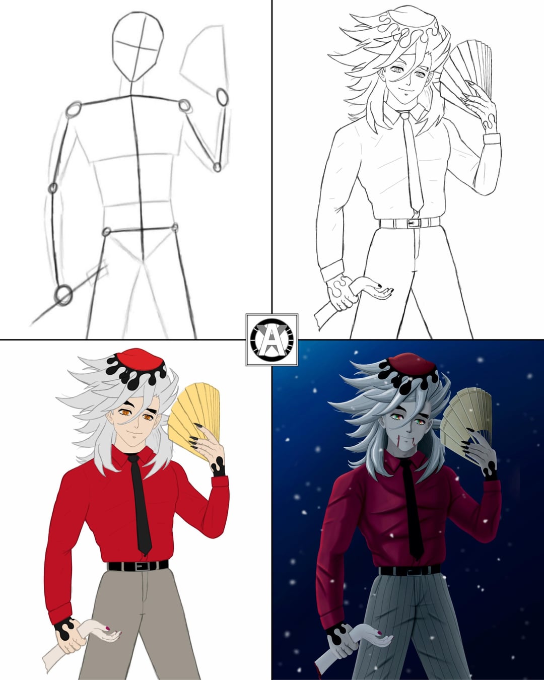 Upper Moon 2 Fan Art - Douma (By:Me) - MAG.MOE