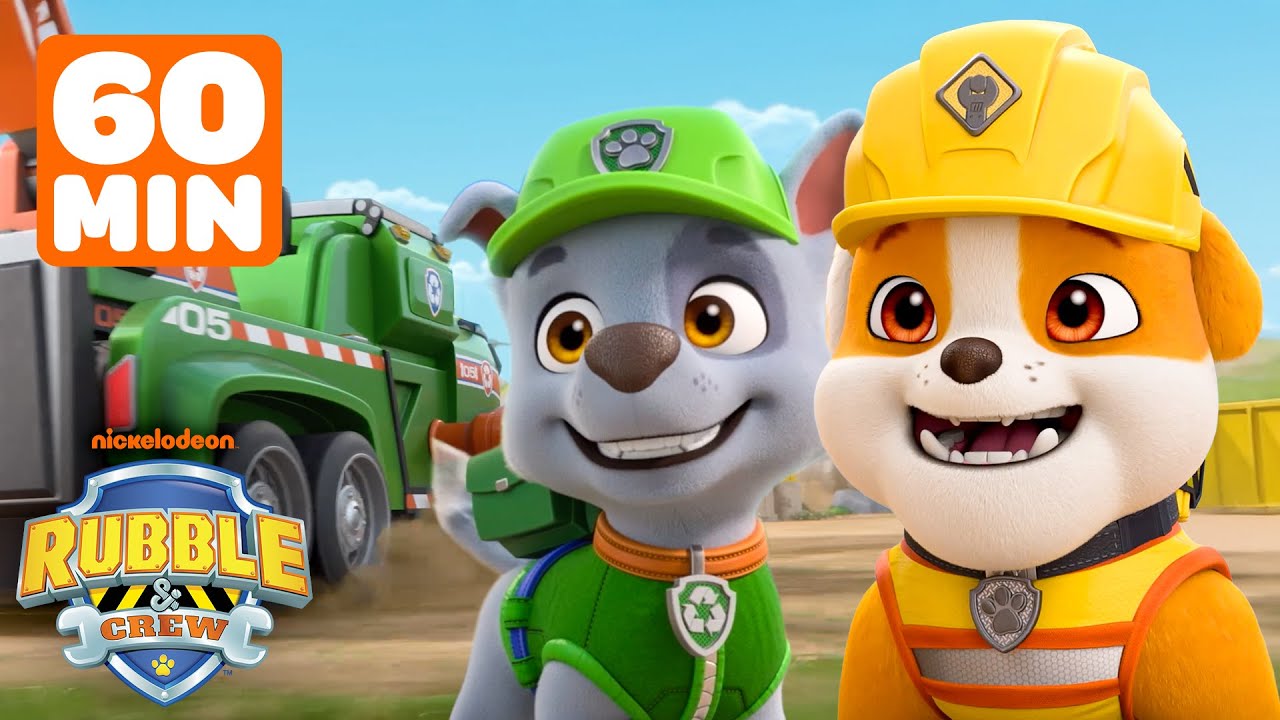 Rubble's Bark Yard Missions With the PAW Patrol! | 1 Hour | Rubble ...