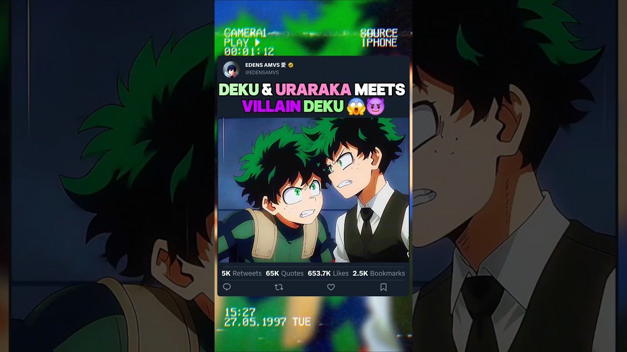 DEKU ET URARAKA RENCONTRENT LE MÉCHANT DEKU | #myheroacademia #edit # ...